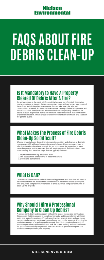 Fire Debris Cleanup Los Angeles, CA